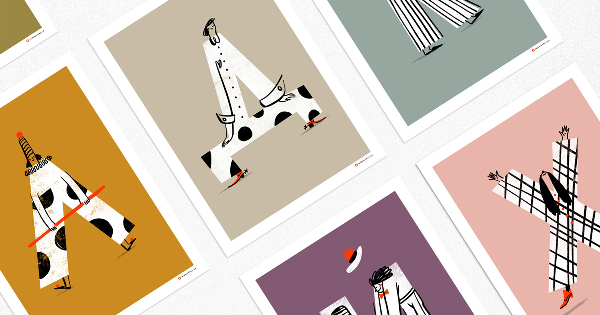 mominoki - Funny Humans Alphabet